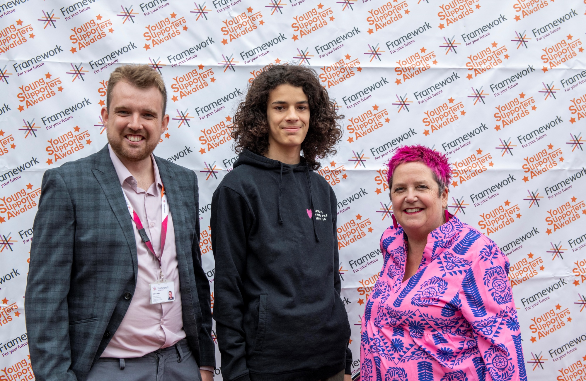 Framework announces first Youth Patron at Young Supporters' Awards ...