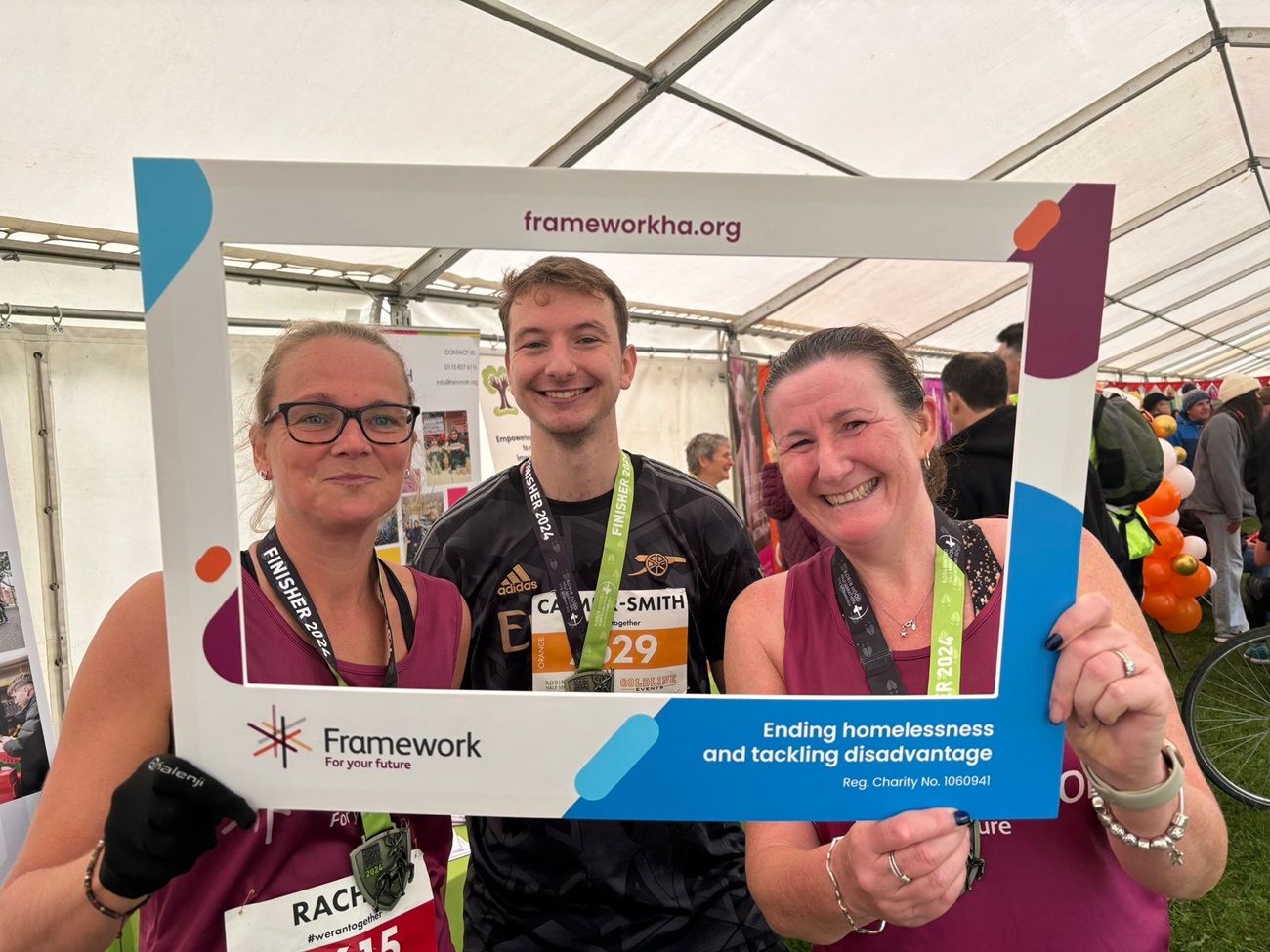 Fundraisers Conquer the Robin Hood Half and Mini Marathon - Framework Housing Association